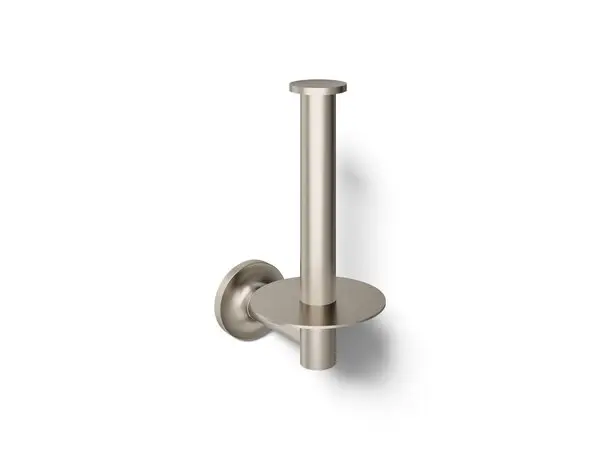 KOHLER Purist Vertical Toilet Paper Holder - Vibrant Brushed Nickel