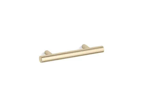 KOHLER Purist 3" Cabinet Pull - Vibrant French Gold