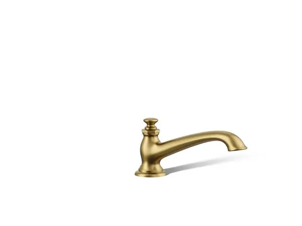 KOHLER Artifacts Deck-mount Bath Spout With Flare Design - Vibrant Brushed Moderne Brass