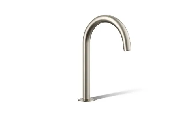 KOHLER Components Deck-mount Bath Spout With Tube Design - Vibrant Brushed Nickel