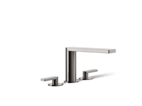 KOHLER Composed Deck-mount Bath Faucet With Lever Handles - Vibrant Titanium