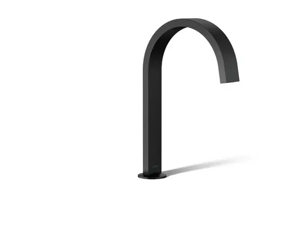 KOHLER Components Deck-mount Bath Spout With Ribbon Design - Matte Black