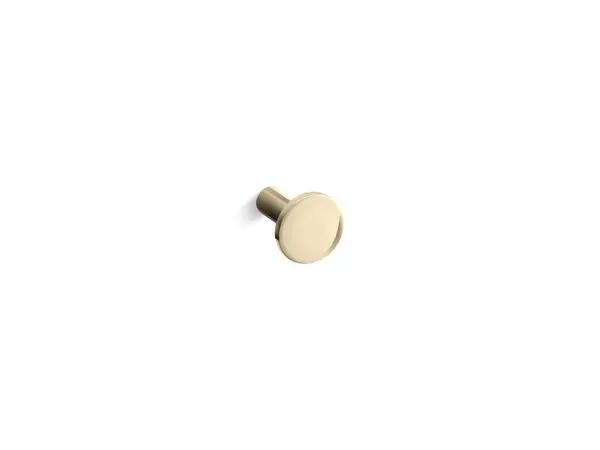 KOHLER Purist Cabinet Knob - Vibrant French Gold