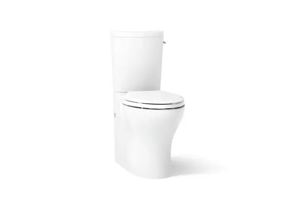 KOHLER Persuade Curv Two-piece Elongated Toilet With Skirted Trapway, Dual-flush - One-color