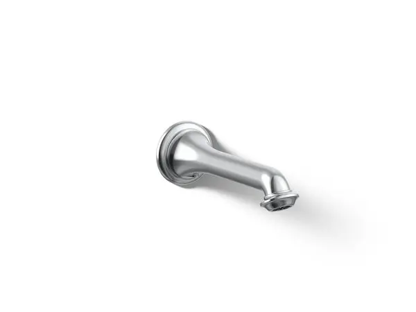 KOHLER Artifacts Wall-mount Bath Spout With Turned Design - Polished Chrome