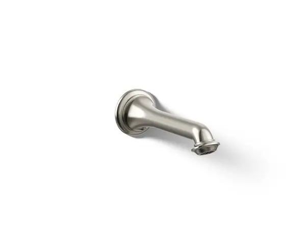 KOHLER Artifacts Wall-mount Bath Spout With Turned Design - Vibrant Polished Nickel