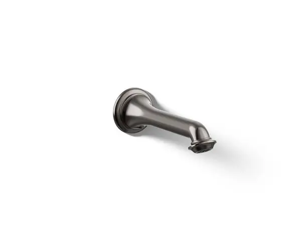 KOHLER Artifacts Wall-mount Bath Spout With Turned Design - Vibrant Titanium