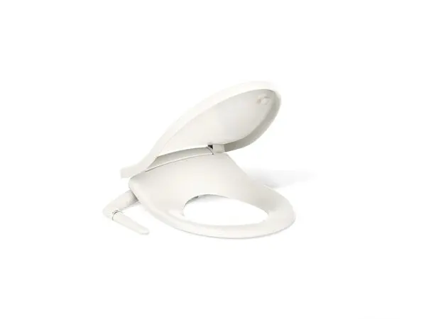 KOHLER Purewash M250 Quiet-close Round-front Manual Bidet Toilet Seat - Biscuit