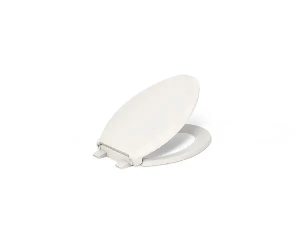 KOHLER Cachet Nightlight Readylatch Quiet-close Elongated Toilet Seat - Biscuit