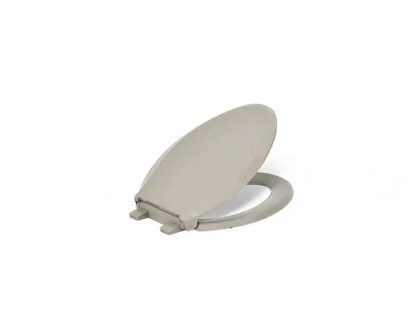 KOHLER Cachet Nightlight Readylatch Quiet-close Elongated Toilet Seat - Sandbar