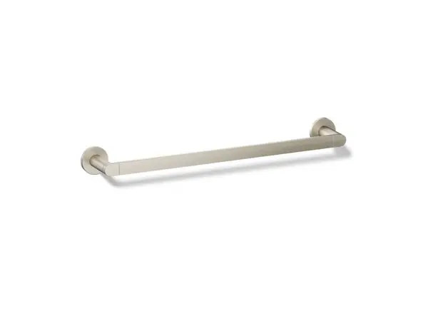KOHLER Composed 18" Towel Bar - Vibrant Brushed Nickel