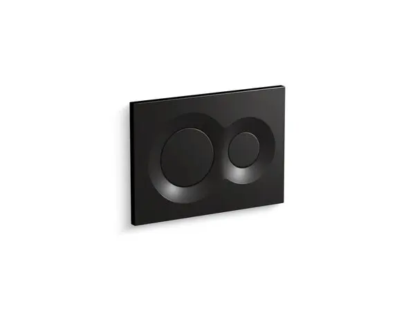 KOHLER Lynk Flush Actuator Plate For 2"x 4" In-wall Tank And Carrier System - Black Black