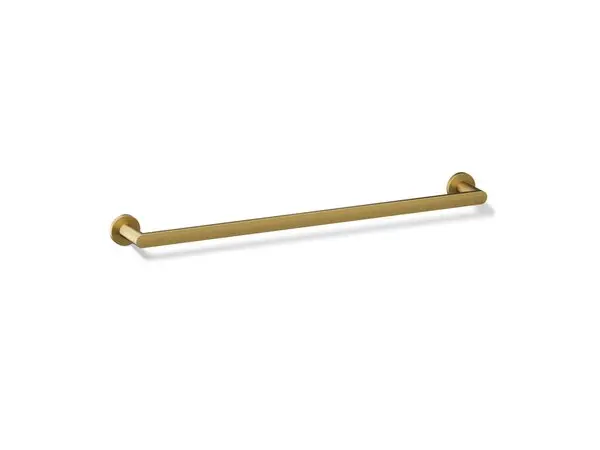 KOHLER Composed 24" Towel Bar - Vibrant Brushed Moderne Brass