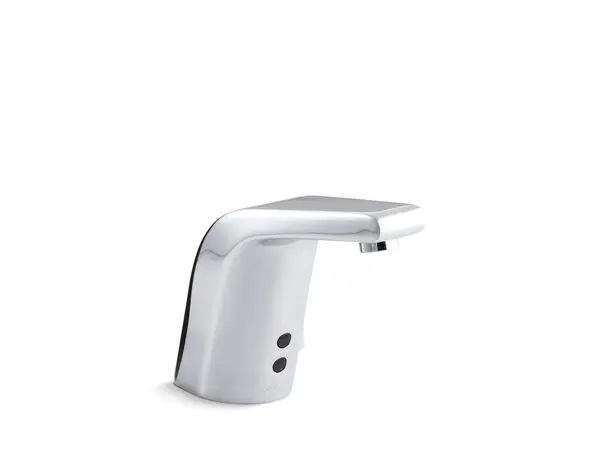 KOHLER Sculpted Touchless Single-hole Lavatory Faucet With Insight Sensor Technology And Temperature Mixer, Hes-powered, Less Drain, 0.35 Gpm - One-color