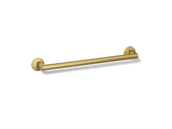 KOHLER Components 18" Towel Bar - Vibrant Brushed Moderne Brass