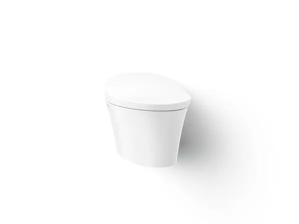KOHLER Veil Wall-hung Compact Elongated Smart Toilet Bowl, Dual-flush - One-color