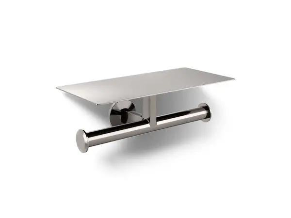 KOHLER Components Covered Double Toilet Paper Holder - Vibrant Titanium