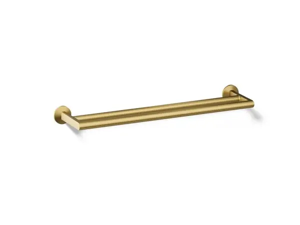 KOHLER Components Double Towel Bar - Vibrant Brushed Moderne Brass