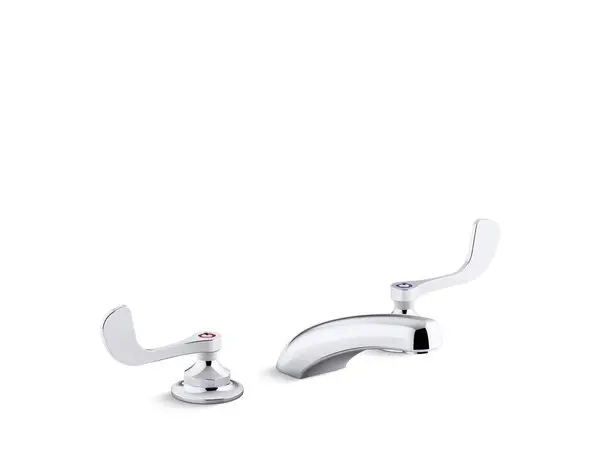 KOHLER Triton Bowe 1.0 Gpm Widespread Bathroom Sink Faucet With Aerated Flow And Wristblade Handles, Drain Not Included - One-color