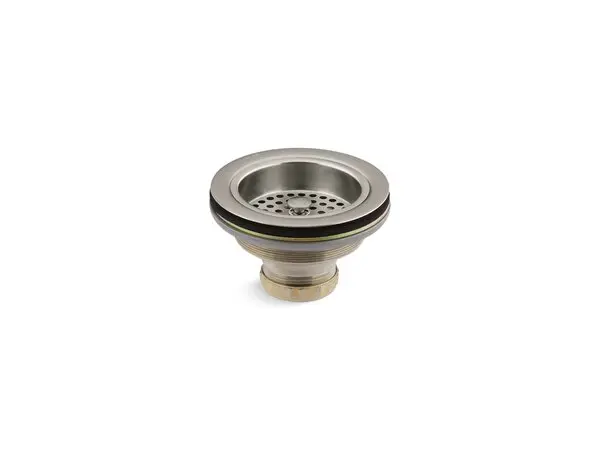KOHLER Duostrainer Sink Drain And Strainer Basket, Less Tailpiece - Vibrant Brushed Nickel