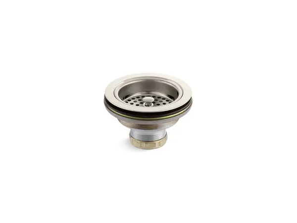 KOHLER Duostrainer Sink Drain And Strainer Basket, Less Tailpiece - Vibrant Polished Nickel