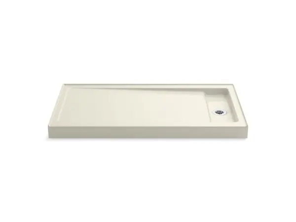 KOHLER Bellwether 60" X 32" Alcove Shower Base, Right Drain - One-color