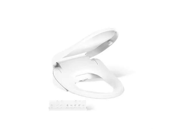 KOHLER Purewash E820 Elongated Bidet Toilet Seat With Remote Control - White