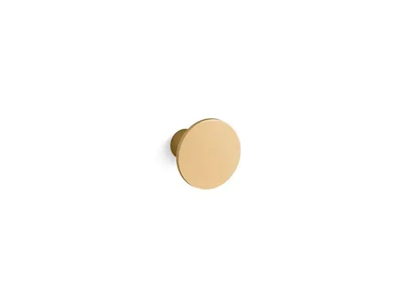 KOHLER Components Cabinet Knob - Vibrant Brushed Moderne Brass
