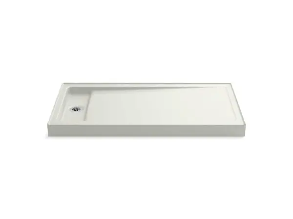 KOHLER Bellwether 60" X 32" Alcove Shower Base, Left Offset Drain - One-color