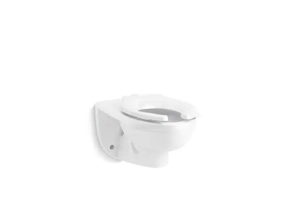 KOHLER Kingston Ultra Wall-mount Toilet Bowl With Top Spud And Bedpan Lugs - One-color