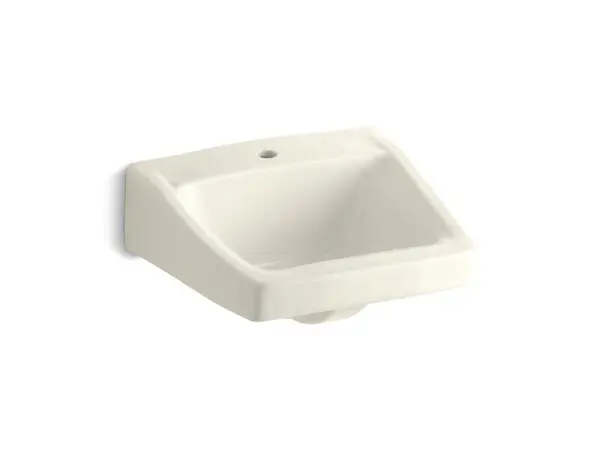 KOHLER Chesapeake 19-1/4" X 17-1/4" Wall-mount/concealed Arm Carrier Bathroom Sink With Single Faucet Hole - One-color