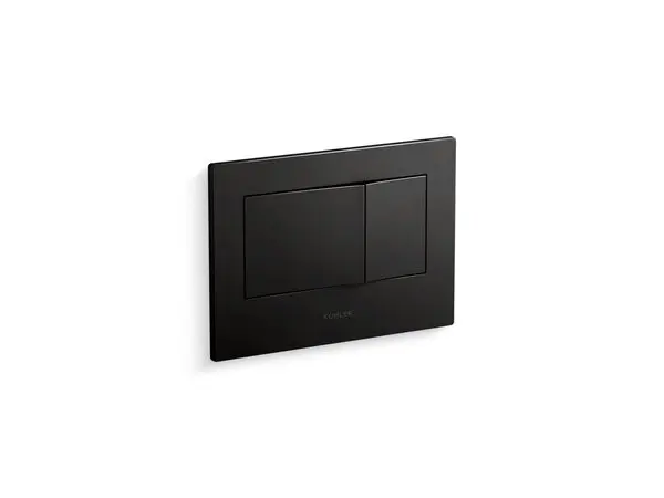KOHLER Bevel Flush Actuator Plate For 2"x4" In-wall Tank And Carrier System - Matte Black