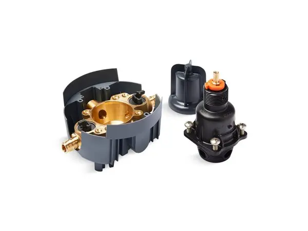 KOHLER Rite-temp Pressure-balancing Valve Body And Cartridge Kit With Service Stops And Pex Expansion Connections - One-color