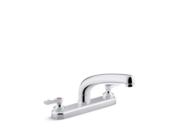 KOHLER Triton Bowe 1.8 Gpm Kitchen Sink Faucet With 8-3/16" Swing Spout, Aerated Flow And Lever Handles - One-color