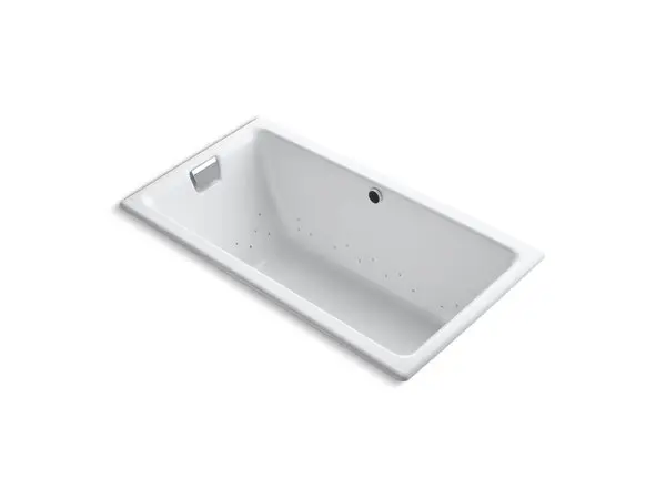 KOHLER Tea-for-two 66" X 36" Drop-in Heated Bubblemassage Air Bath - One-color