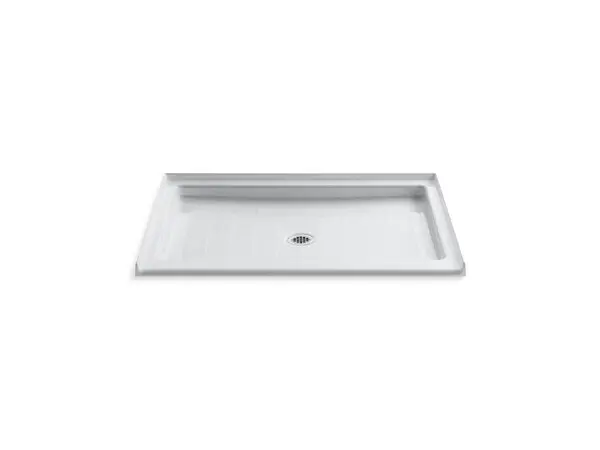 KOHLER Purist 48" X 36" Alcove Shower Base, Center Drain - One-color