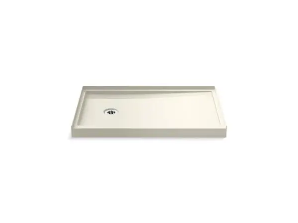 KOHLER Rely 48" X 32" Alcove Shower Base, Left Drain - One-color