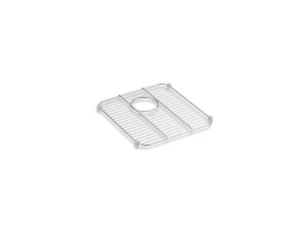 KOHLER Iron/tones Sink Rack, 14-1/4" X 12-13/16" For Iron/tones Smart Divide Kitchen Sink - Stainless Steel