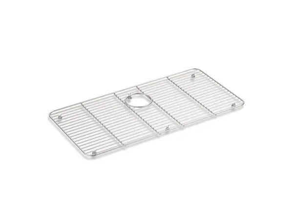 KOHLER Iron/tones Sink Rack, 28-7/16" X 14-3/16" For Iron/tones Kitchen Sink - Stainless Steel
