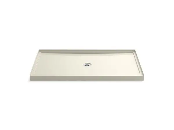 KOHLER Rely 60" X 34" Alcove Shower Base, Center Drain - One-color