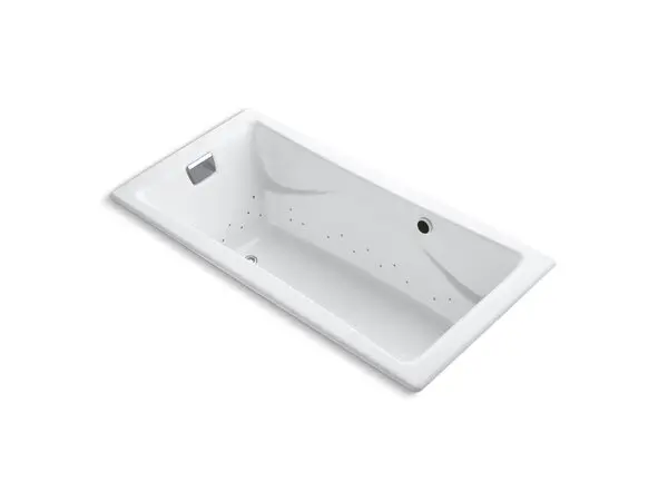 KOHLER Tea-for-two 71-3/4" X 36" Drop-in Heated Bubblemassage Air Bath - One-color