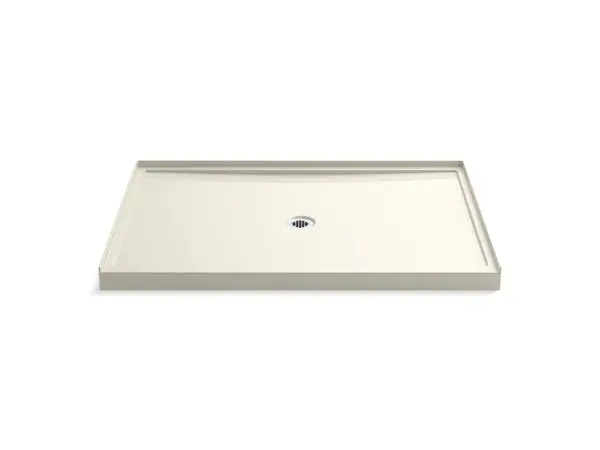 KOHLER Rely 60" X 42" Alcove Shower Base, Center Drain - One-color