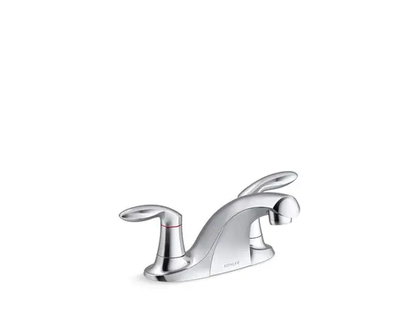 KOHLER Coralais Two-handle Centerset Lavatory Faucet, Less Drain, 0.35 Gpm - One-color