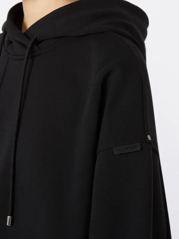 Max Mara Stretch-cotton Hooded Sweatshirt