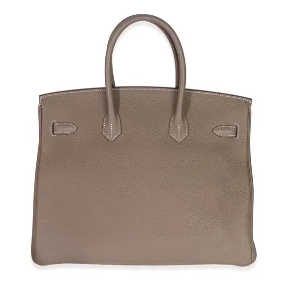 Hermès Etoupe Togo Birkin 35 Phw