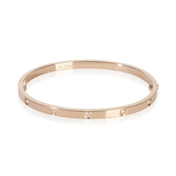 CARTIER Rose Gold Diamond Love Bracelet - Rose_gold