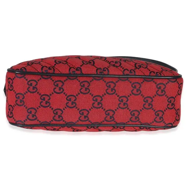 Gucci Gg Diagonal Quilted Canvas Gg Marmont Camera Bag