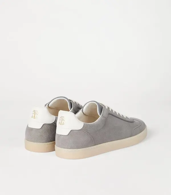 Brunello Cucinelli Suede Low Top Sneakers