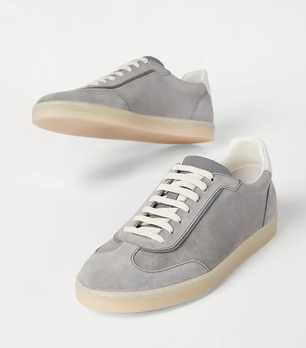 Brunello Cucinelli Suede Low Top Sneakers