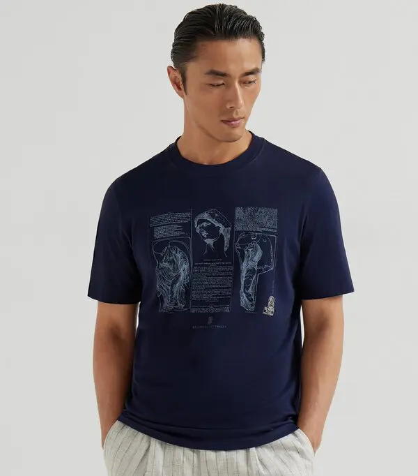 Brunello Cucinelli Cotton Elgin Marbles T-shirt